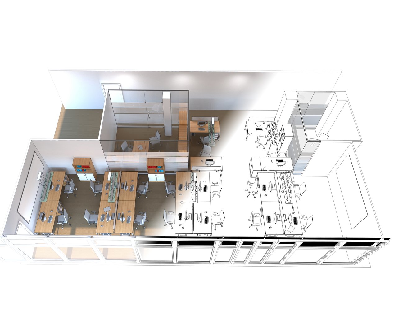 3D Commercial Floor Plans | Halo Renders