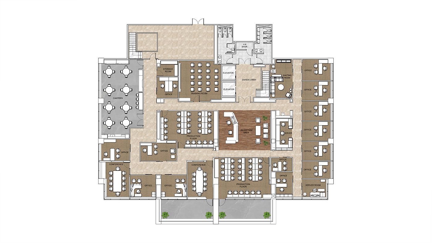 3D Commercial Floor Plans | Halo Renders