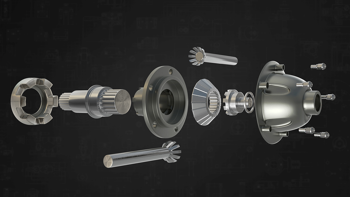 Exploded View 3D Renders | Halo Renders