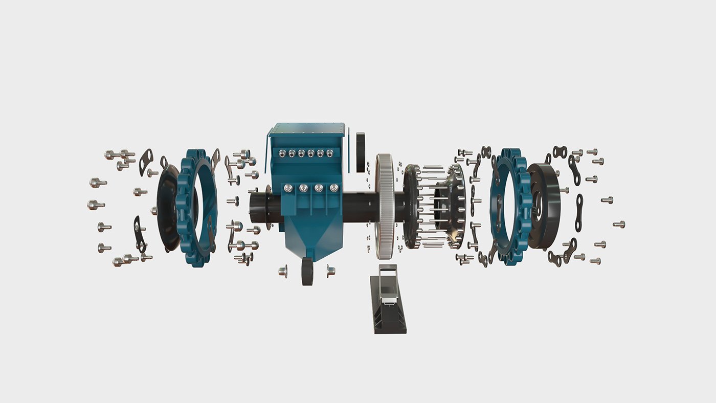 Exploded View 3D Renders | Halo Renders